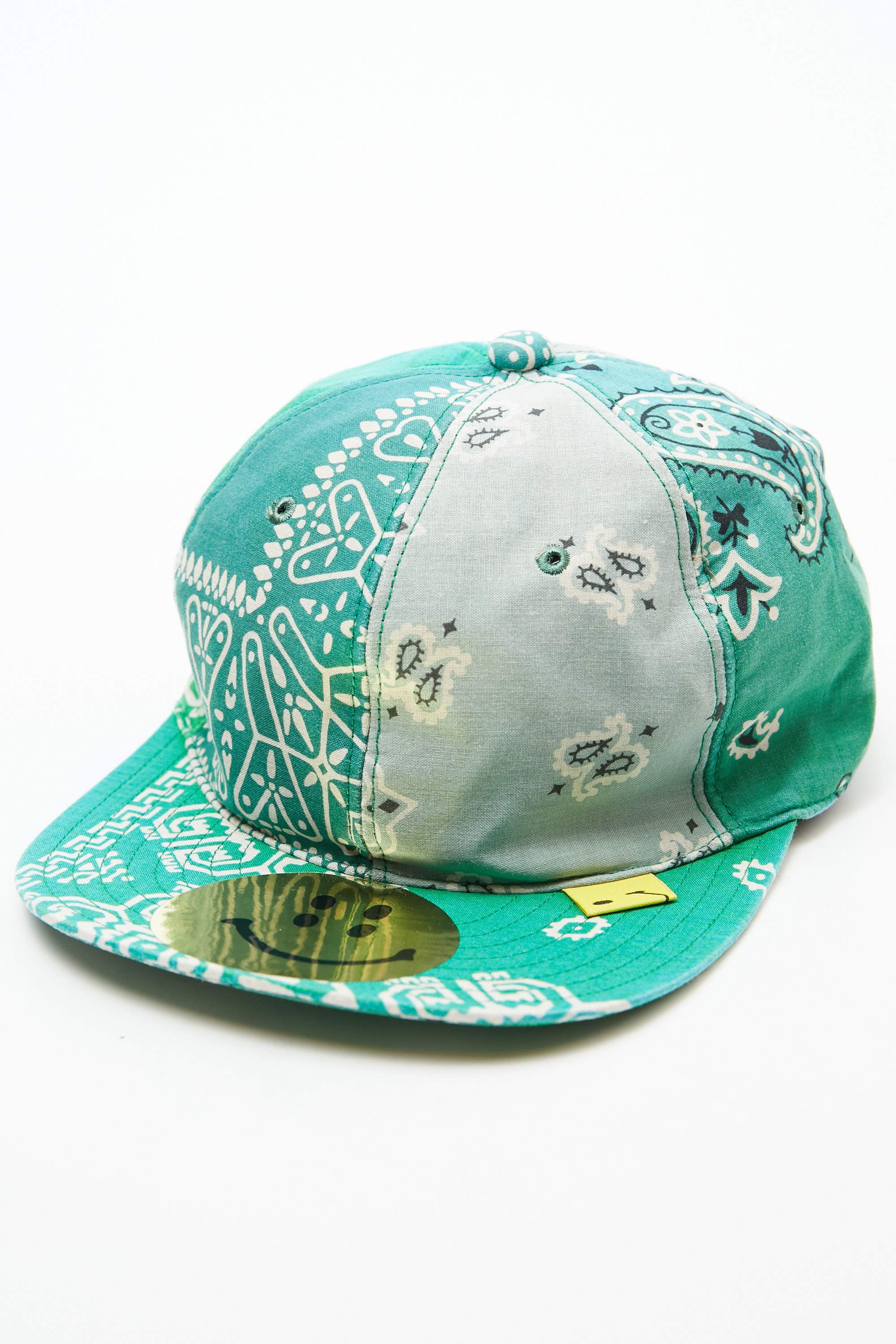 Kapital Cotton Bandana Patchwork Baseball Cap - Green | Garmentory