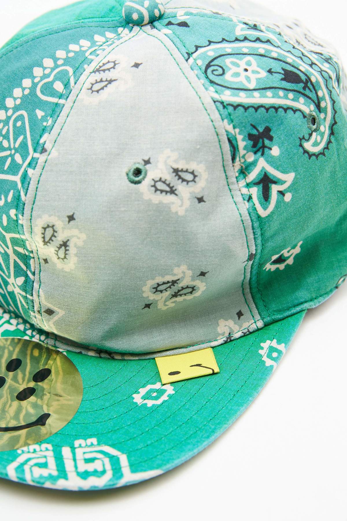 Kapital Cotton Bandana Patchwork Baseball Cap - Green | Garmentory