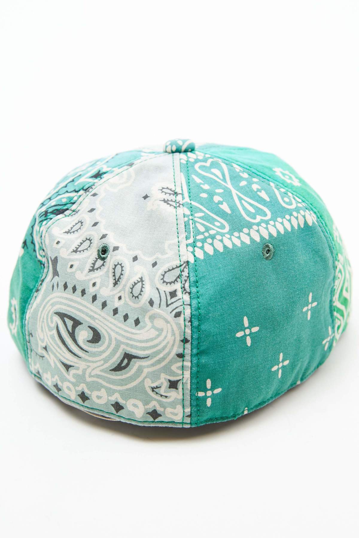 Kapital Cotton Bandana Patchwork Baseball Cap - Green | Garmentory