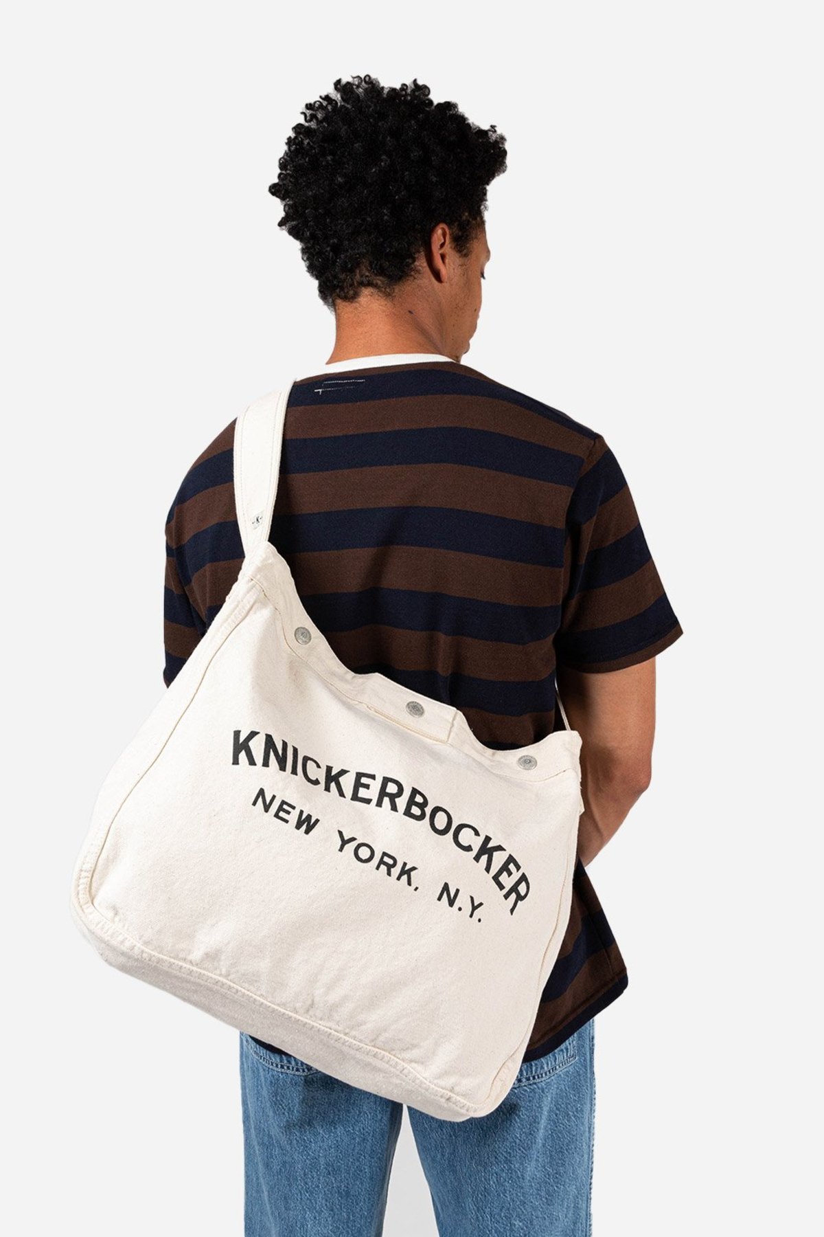Knickerbocker Core Logo Peddler Bag - Natural | Garmentory