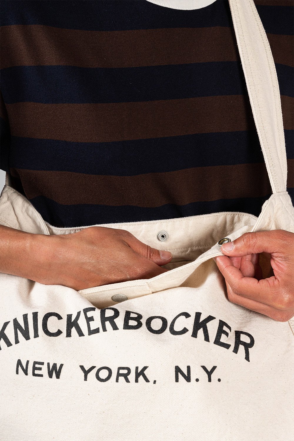 Knickerbocker Core Logo Peddler Bag - Natural | Garmentory