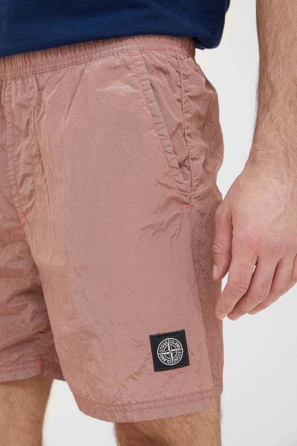 B0943 Nylon Metal Swim Trunks - Rose Quartz | Garmentory