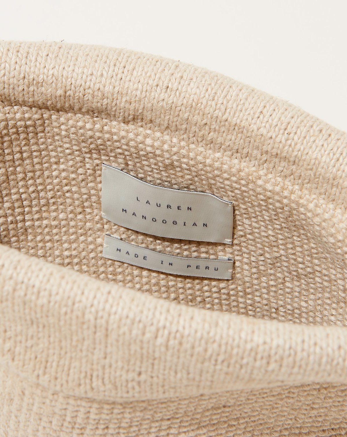 Lauren Manoogian Oval Backpack - Natural | Garmentory