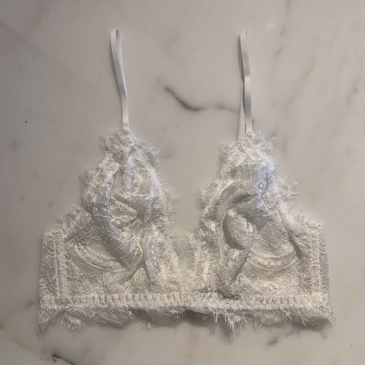 Anine Bing Lace Bra with Trim | Garmentory