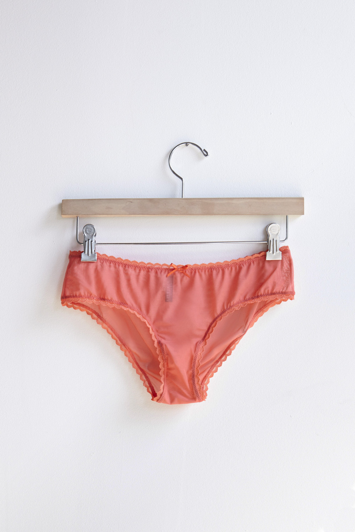 Laura Urbinati Tulle Brief in Salmon | Garmentory
