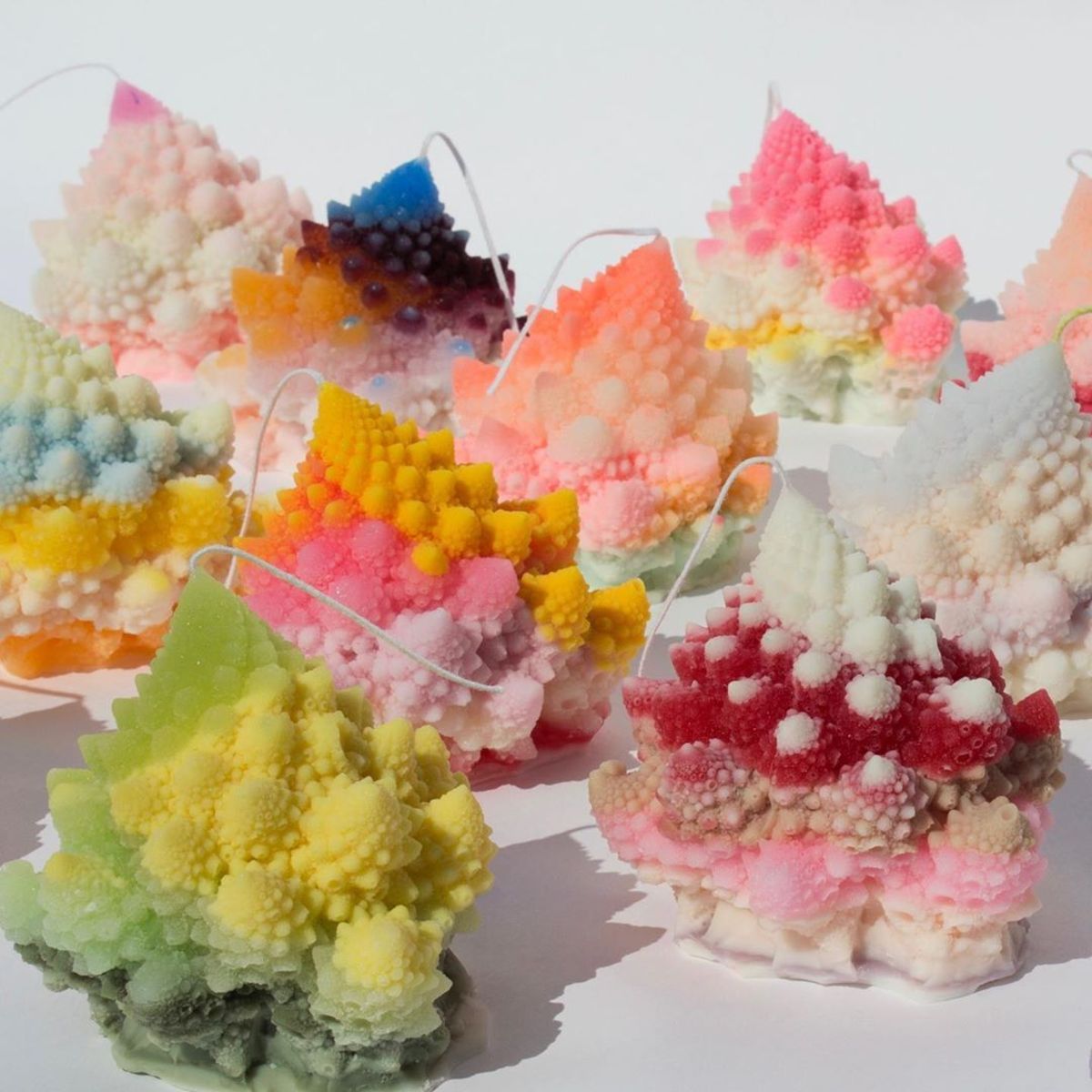 Piera Bochner ROMANESCO CANDLE - MULTI COLORED | Garmentory