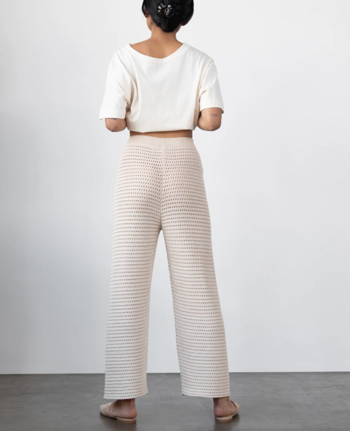 Wol Hide mesh lounge pant - natural | Garmentory