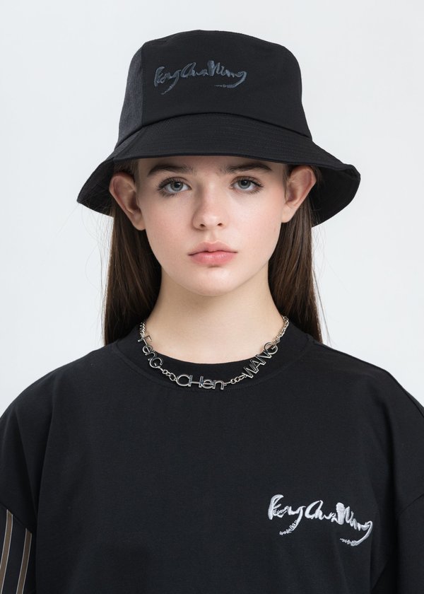 Feng Chen Wang Woven Bucket Hat - Black | Garmentory