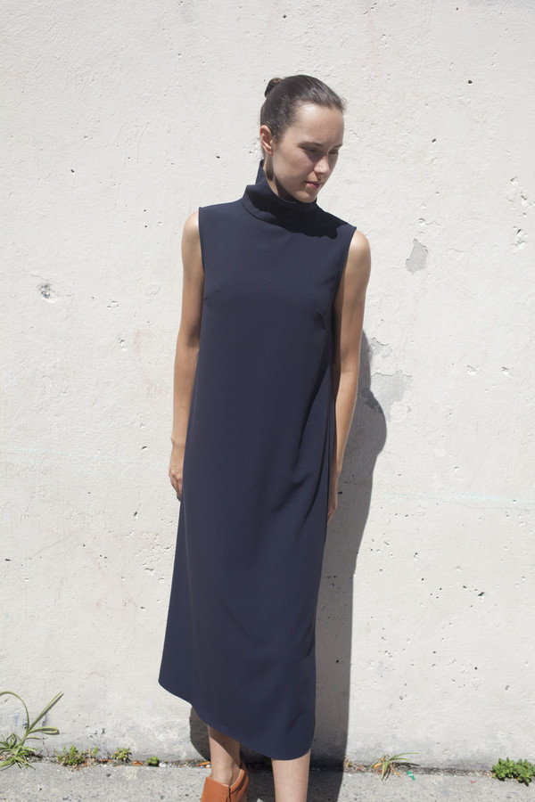 Stack Dress in Navy | Garmentory