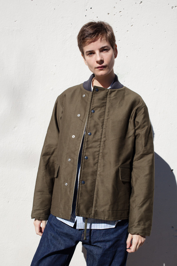 Chimala Vintage Deck Jacket in Olive Drab | Garmentory