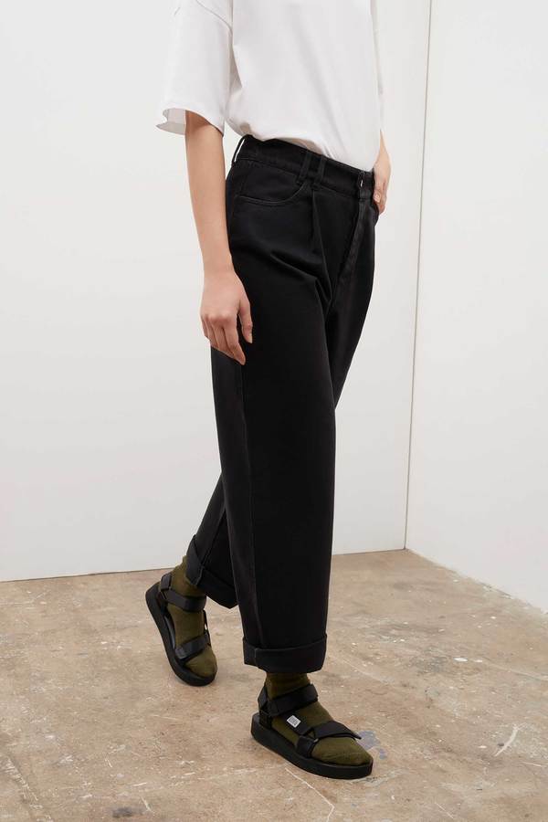 Kowtow Worker Jeans - Black Denim | Garmentory