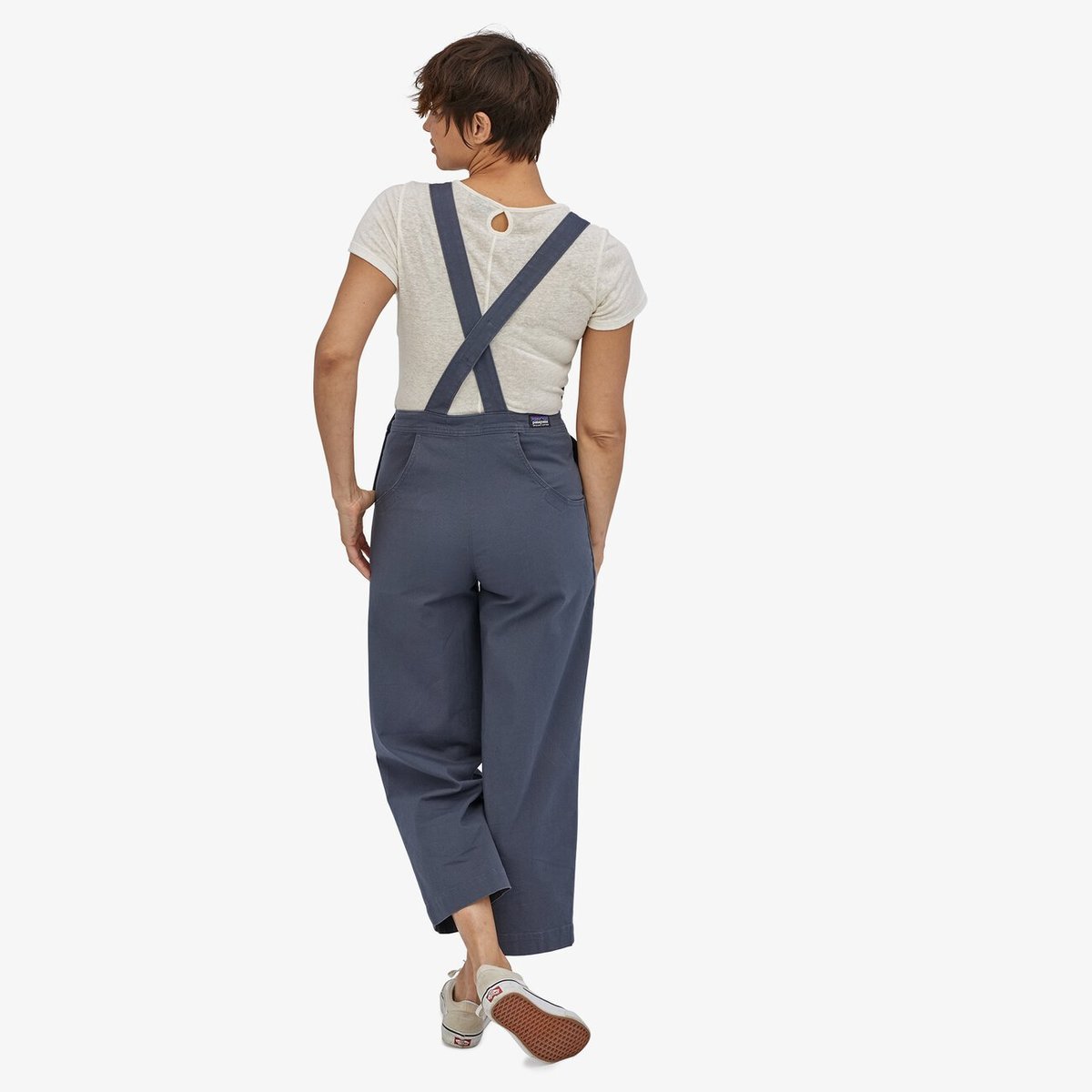 Patagonia Women's Stand Up Cropped Overalls - Smolder Blue | Garmentory
