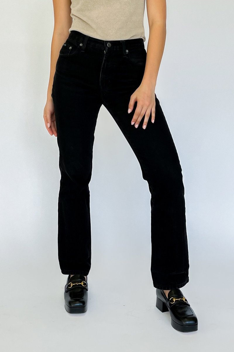 Vintage Baby Flare Denim - black | Garmentory
