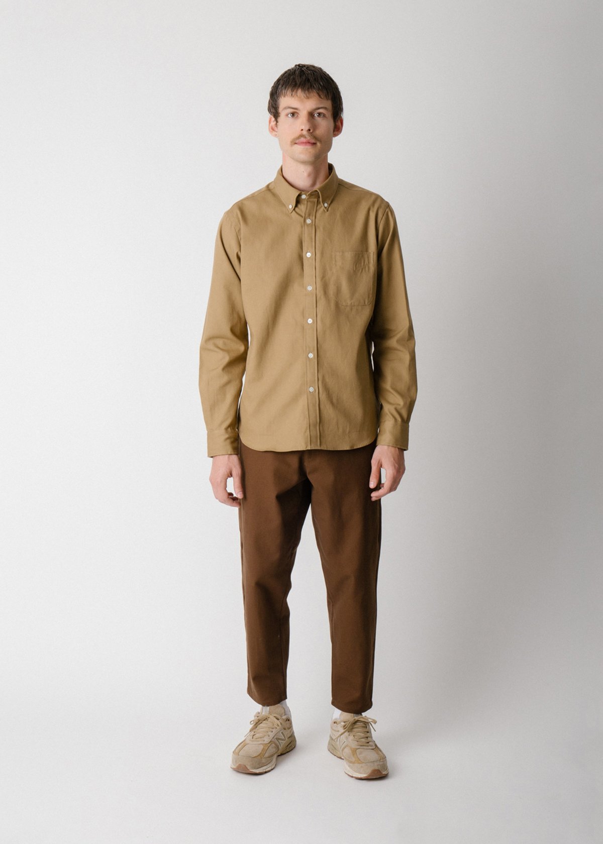 Steven Alan Classic Collegiate Shirt - Earth Oxford | Garmentory