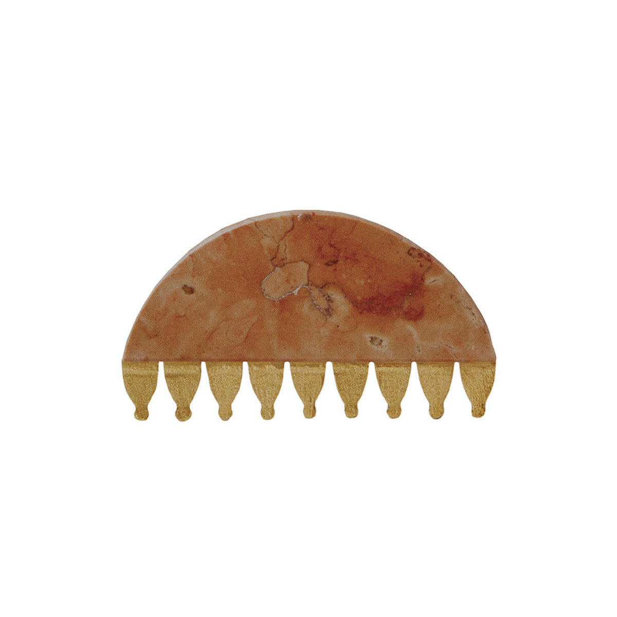 Natalia Criado Marble Comb - brass/24 carat gold | Garmentory