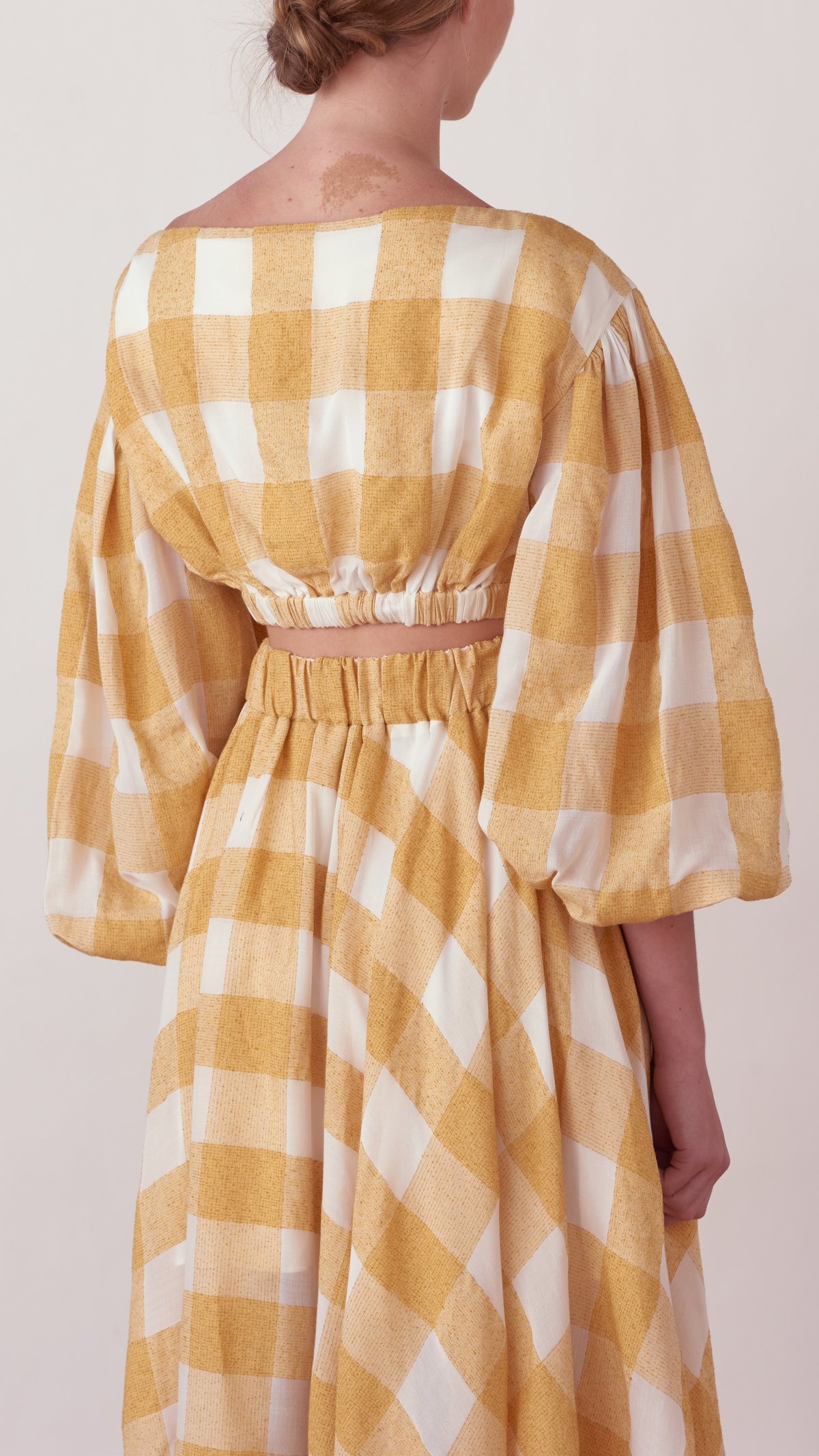acler Sutherland Top - Canary Check | Garmentory