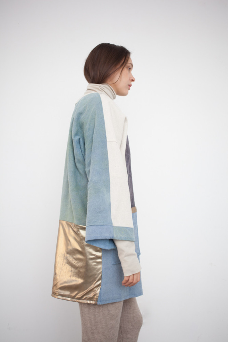 Jess Feury Patchwork Quilt Kimono Jacket | Garmentory