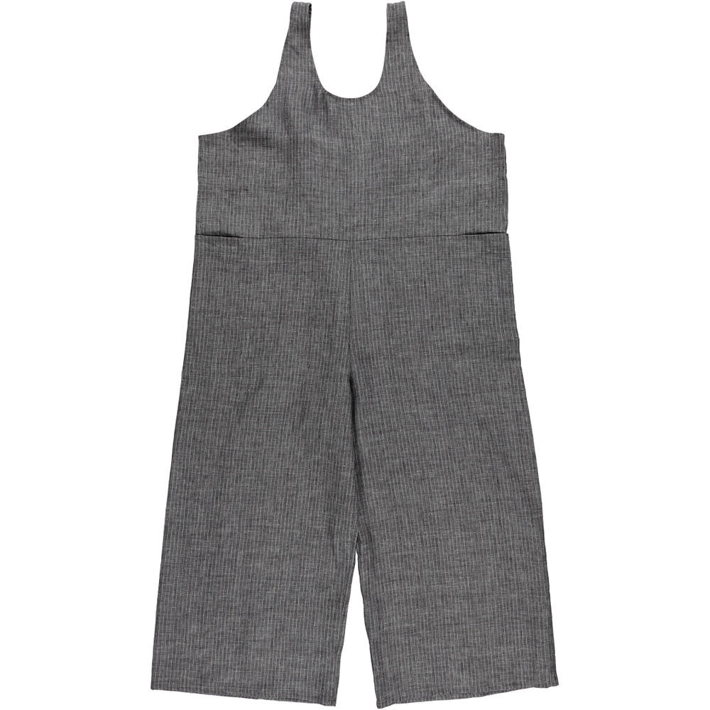 Study NY Linen Tank Suit - Grey Stripe | Garmentory