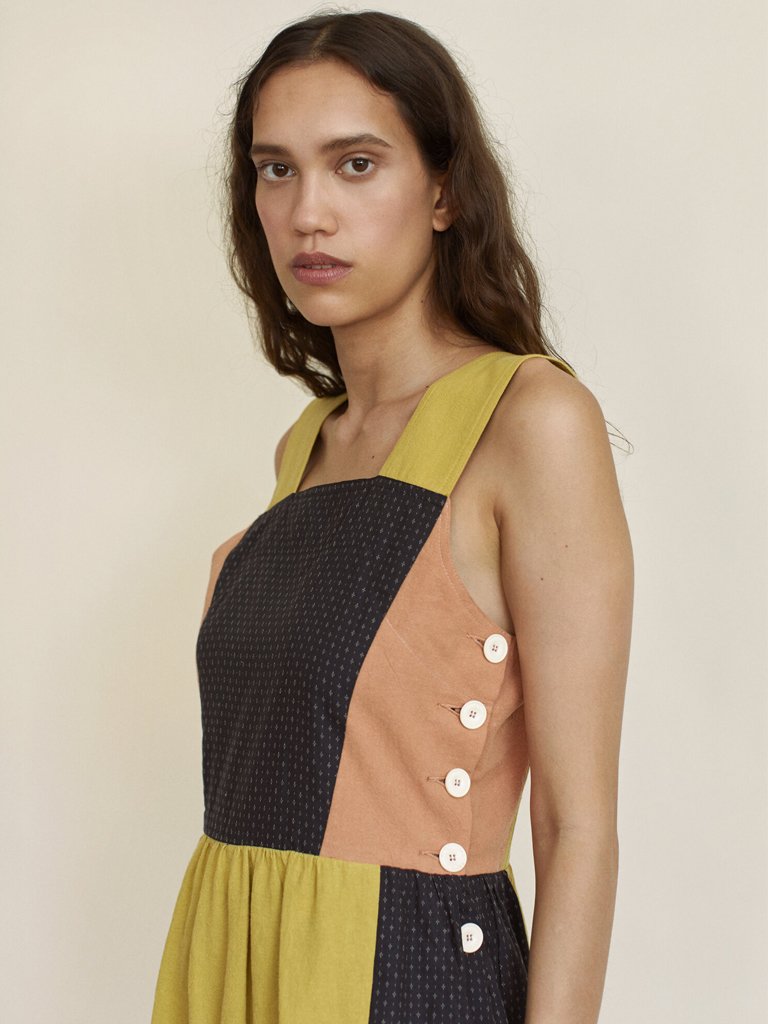 Sideline Jupiter Dress in Color Block | Garmentory