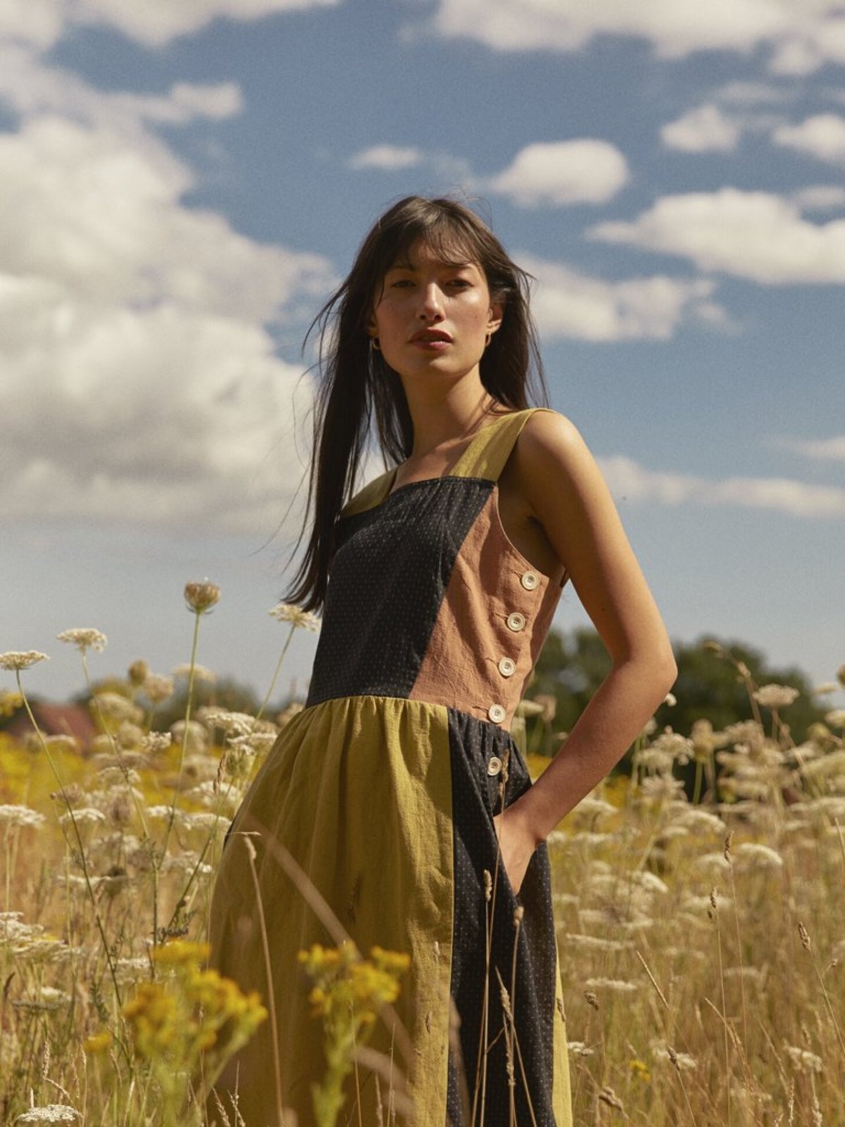 Sideline Jupiter Dress in Color Block | Garmentory