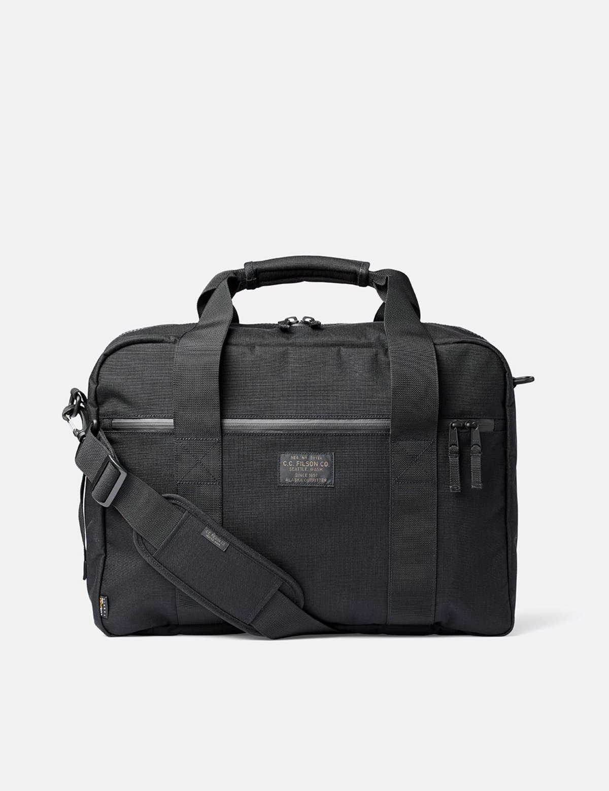 Filson Ripstop Nylon Pullman Bag - Black | Garmentory