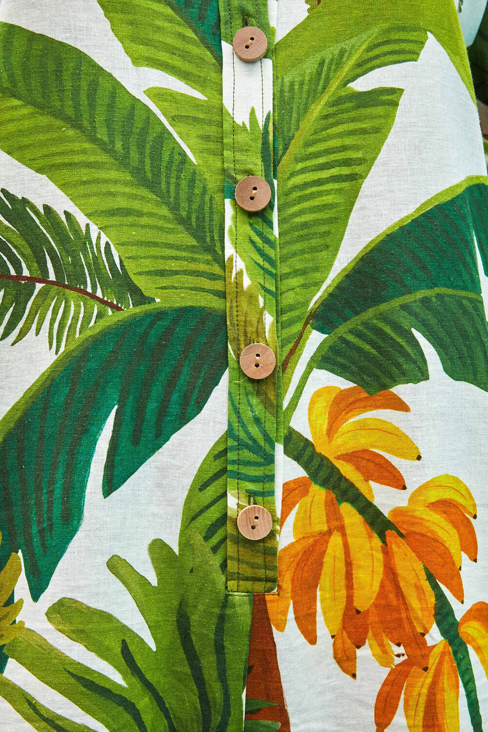 Farm Rio Jumpsuit - White/Cocoa Forest | Garmentory