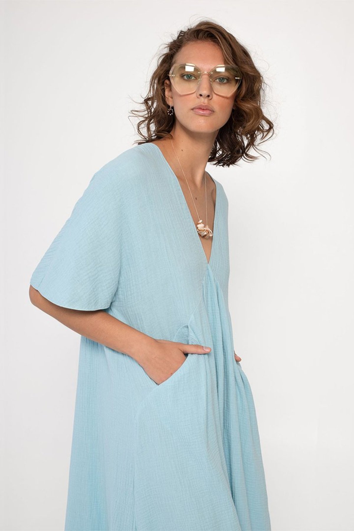 Loup Charmant Riva Kaftan - Powder | Garmentory