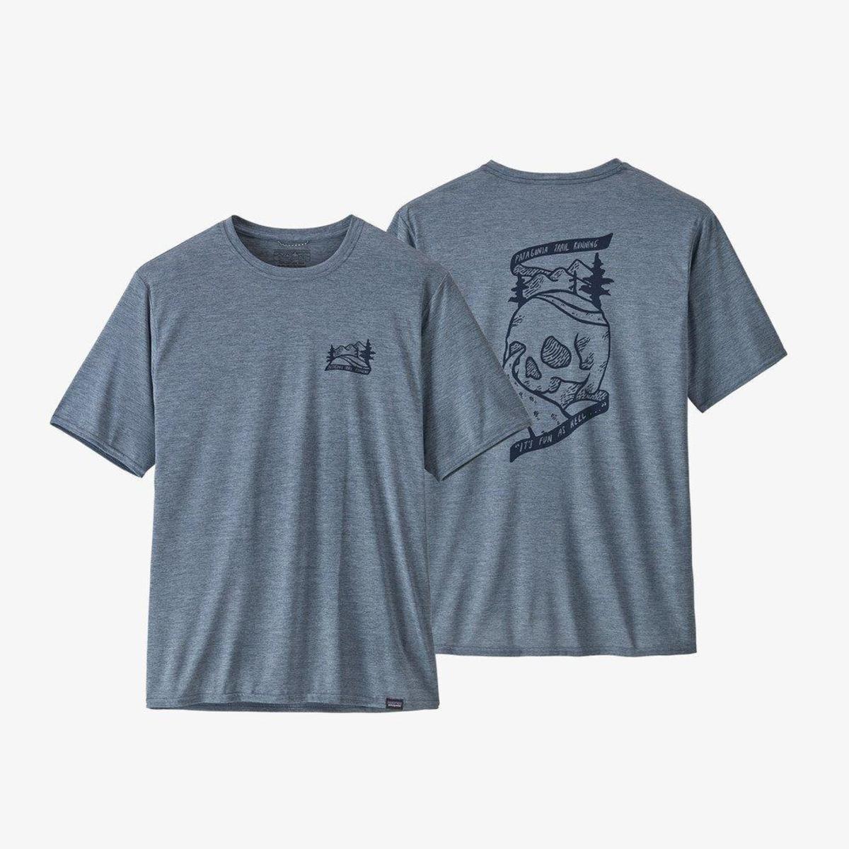 Patagonia Capilene® Cool Daily Switchback Skull Graphic Shirt - Plume ...