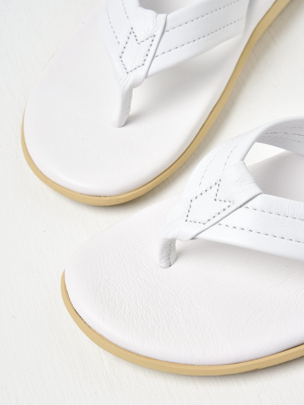 ISLAND SLIPPER CLASSIC LEATHER SHOES - WHITE | Garmentory