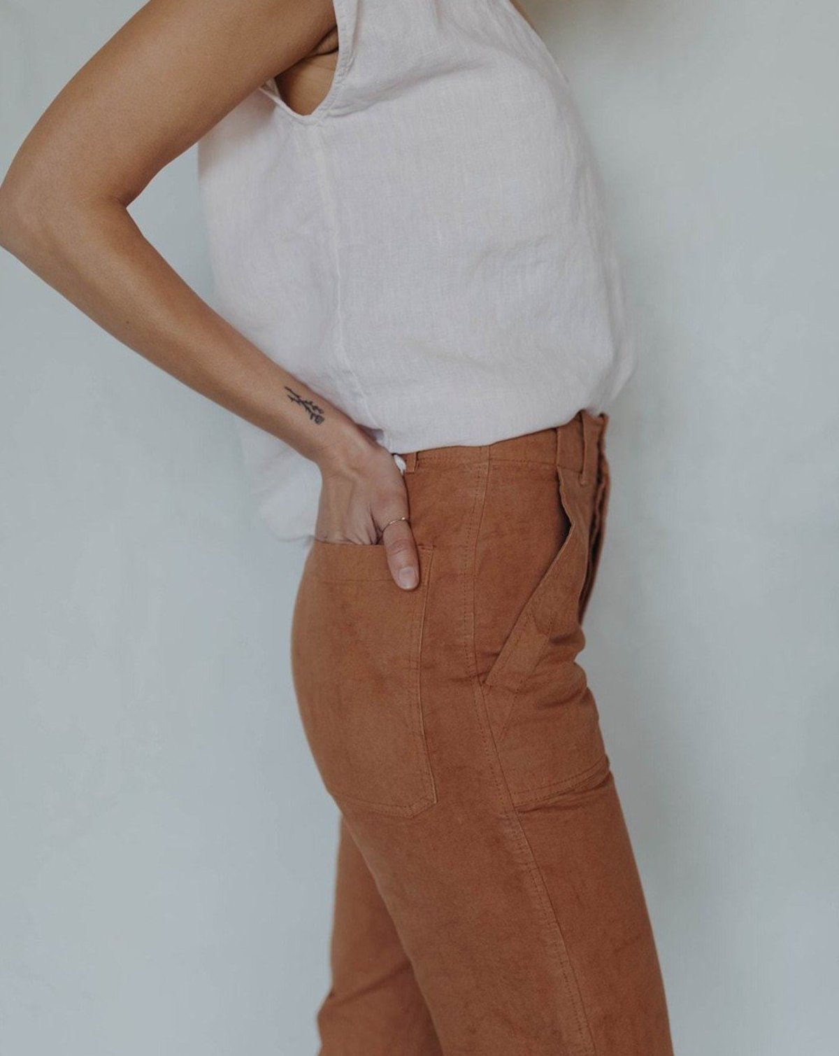 Esby Florence Pant - Rust | Garmentory