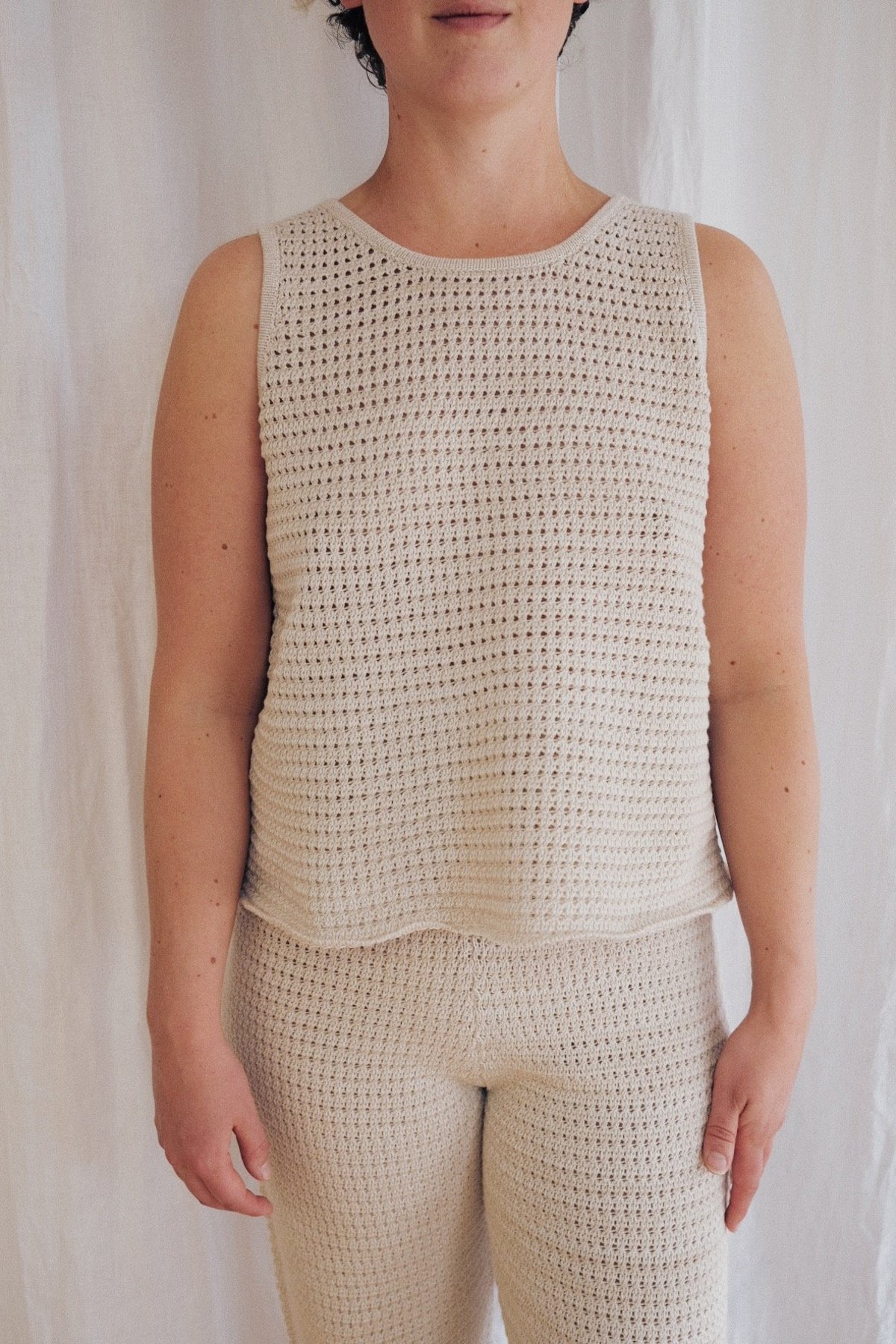 Wol Hide Mesh Lounge Pant - Natural | Garmentory
