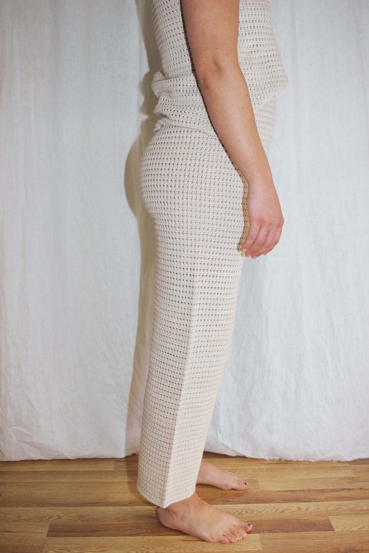 Wol Hide Mesh Lounge Pant - Natural | Garmentory