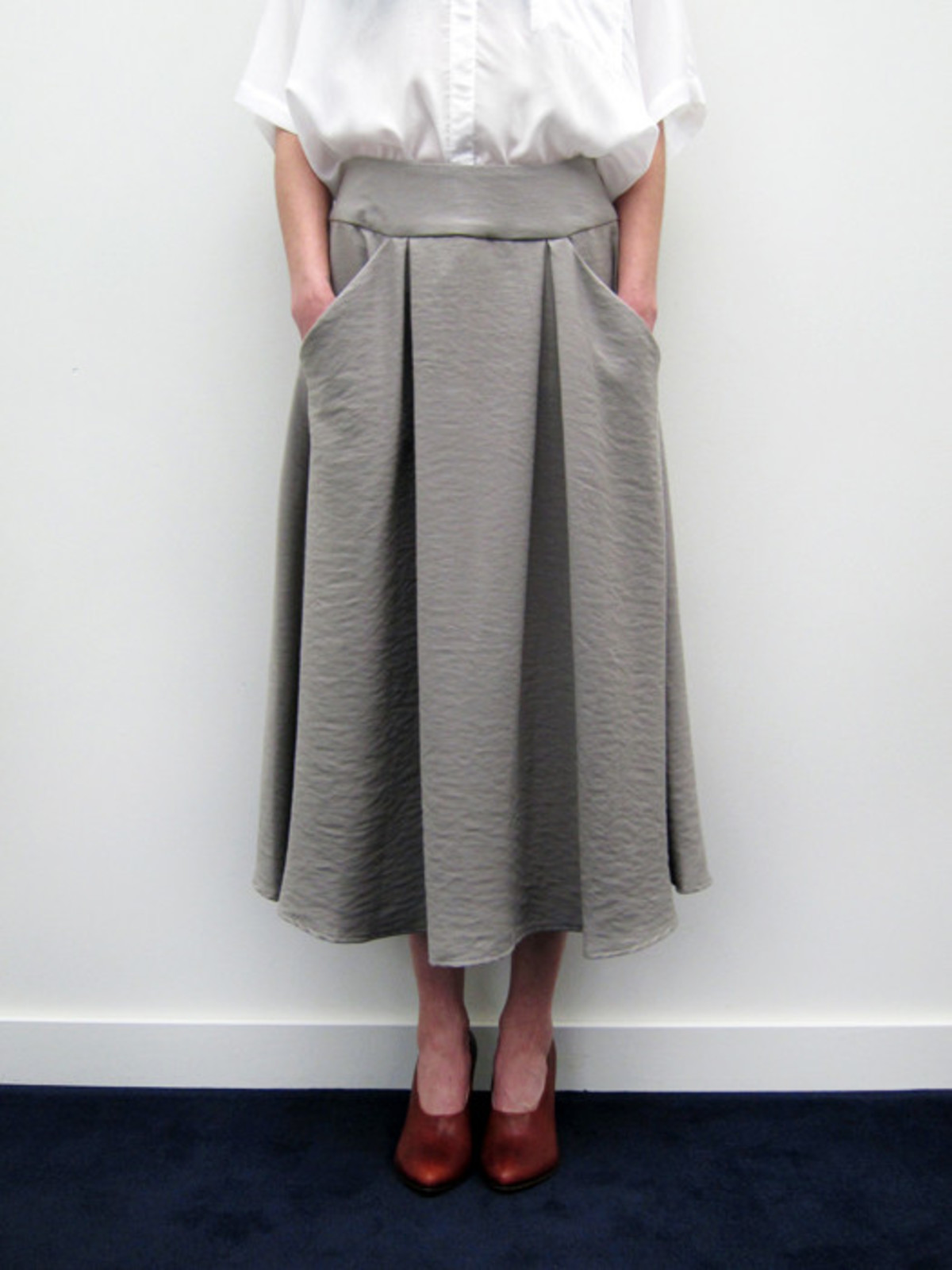 Suzanne Rae Inverted Pleat Skirt | Garmentory