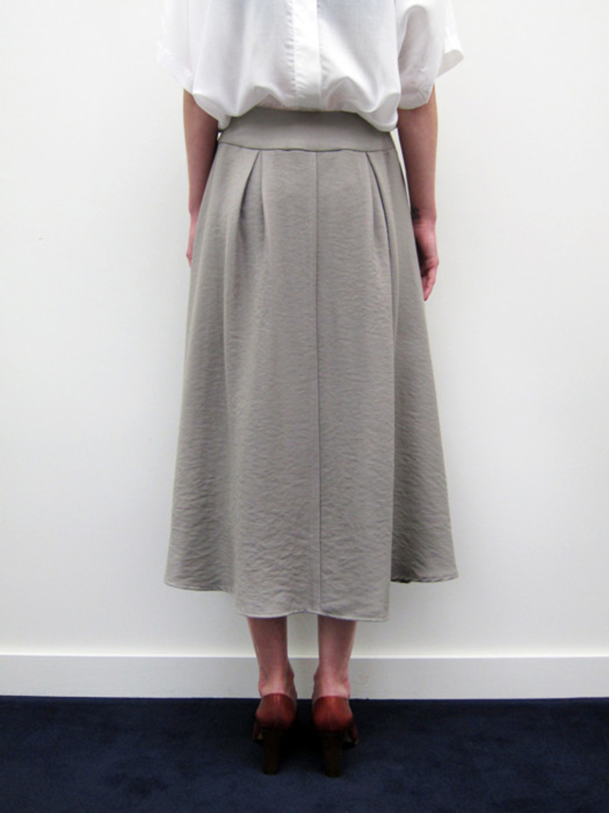 Suzanne Rae Inverted Pleat Skirt | Garmentory