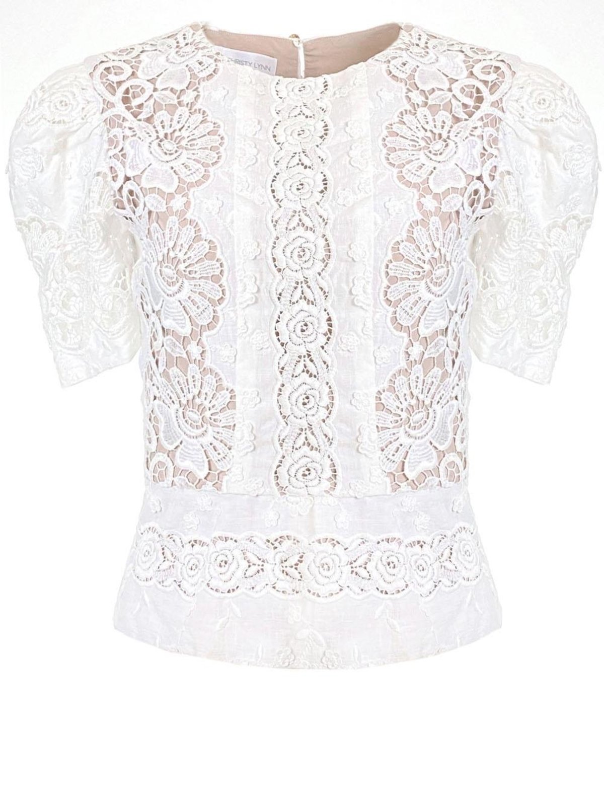 CHRISTY LYNN Clara Blouse - White | Garmentory