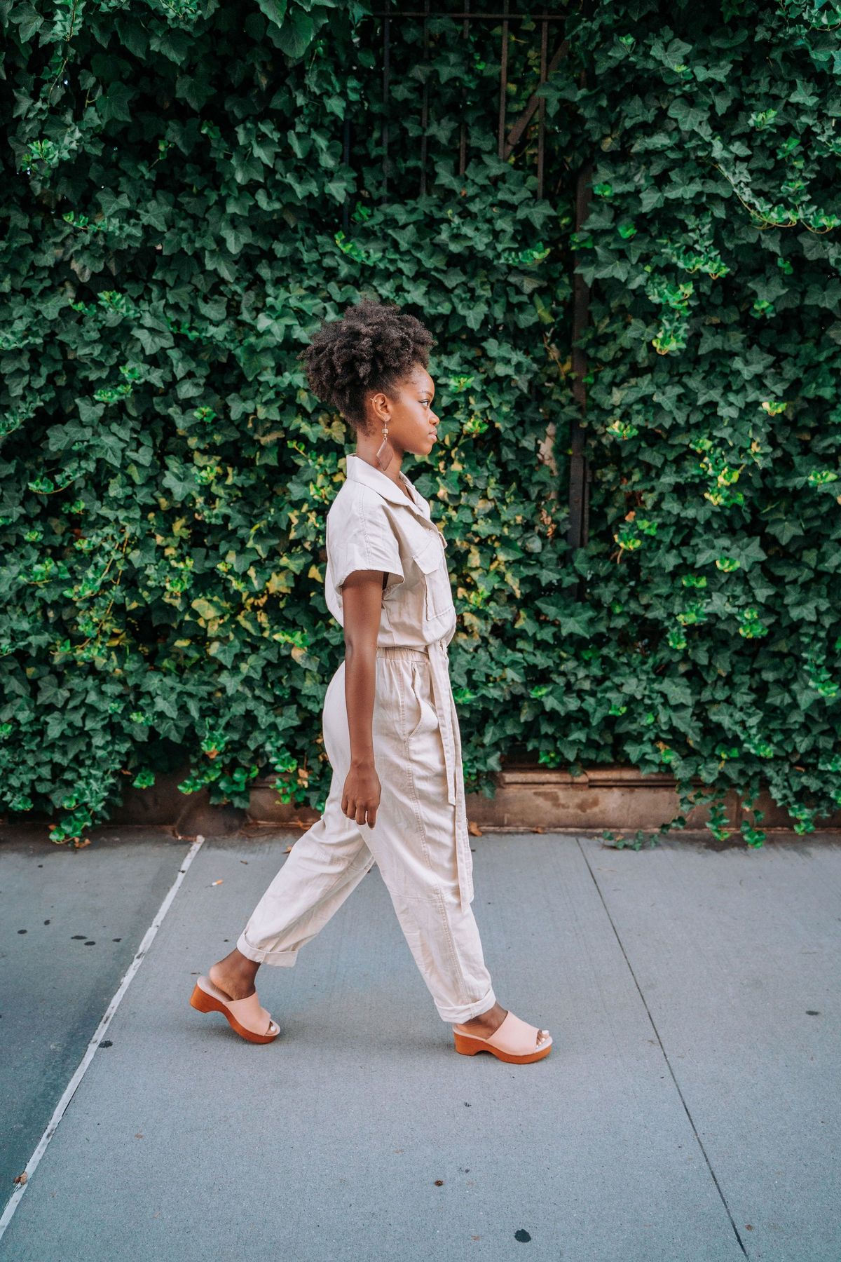 Drew Platform Blush Haircalf | Garmentory