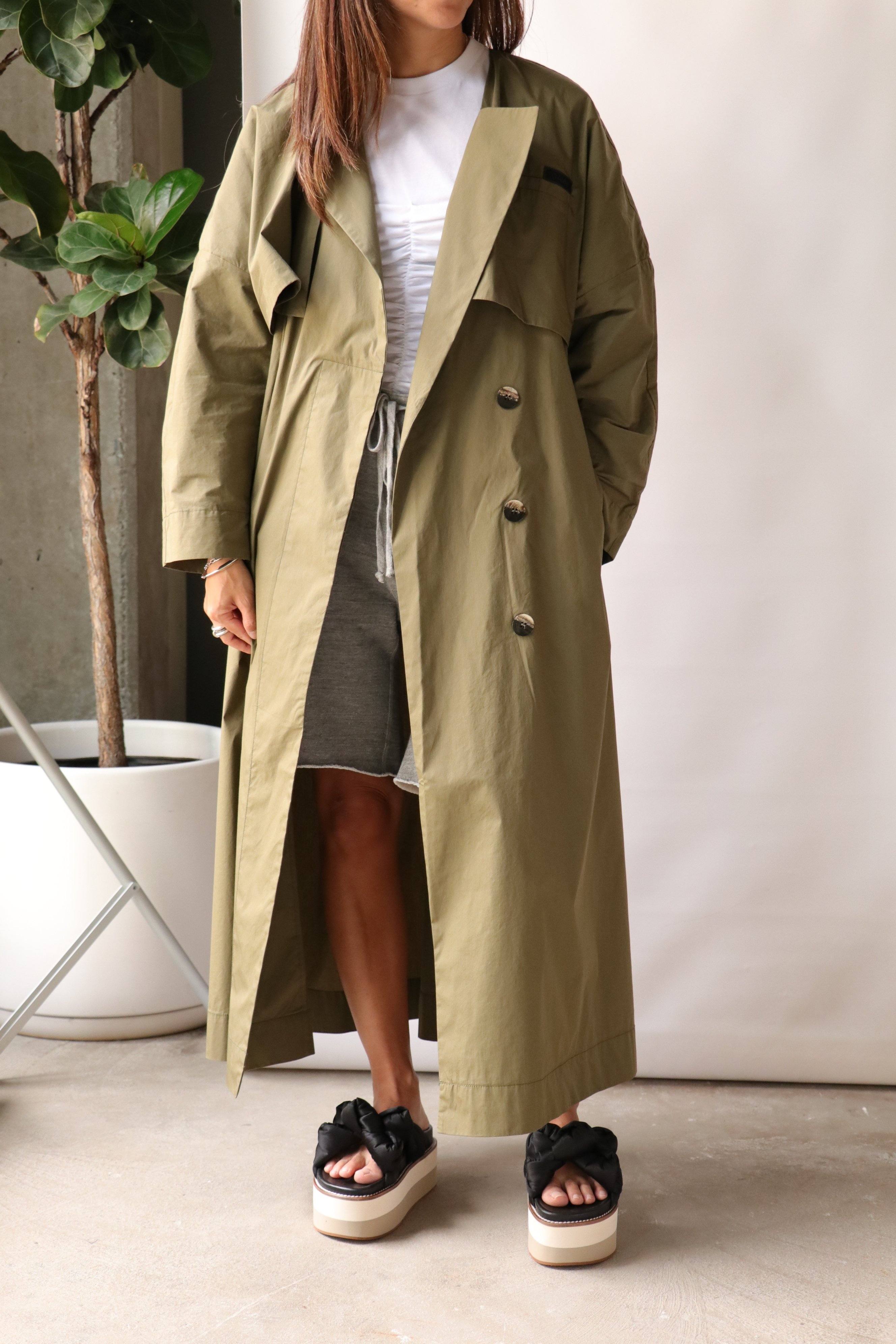 Ganni Trench Coat - Kalamata | Garmentory