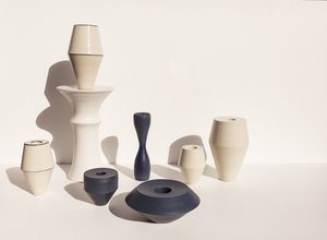 Alison Frith Ceramic Line Detail Small Sculpture - clear | Garmentory