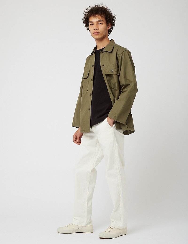 Orslow Trooper Fatigue Shirt - Army Green | Garmentory