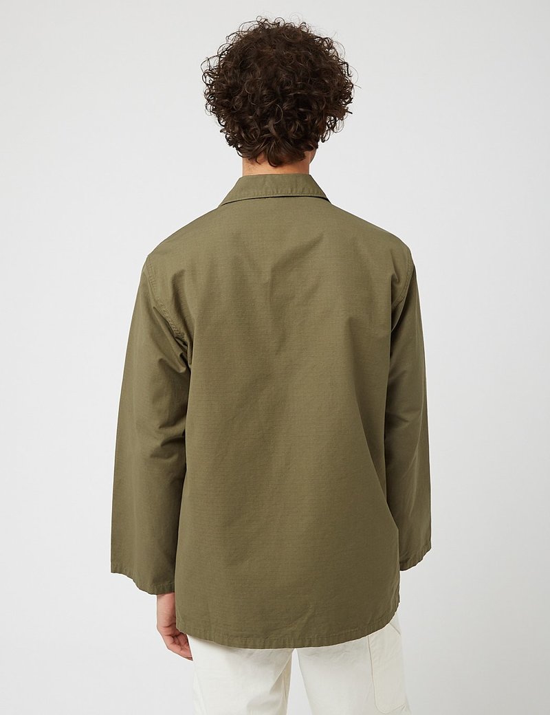 Orslow Trooper Fatigue Shirt - Army Green | Garmentory
