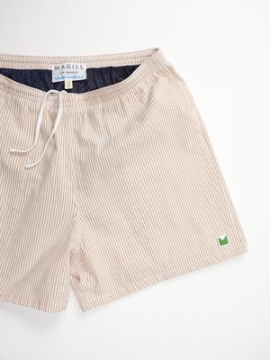 Magill Jeffery Hybrid Seersucker Trunks - Khaki | Garmentory