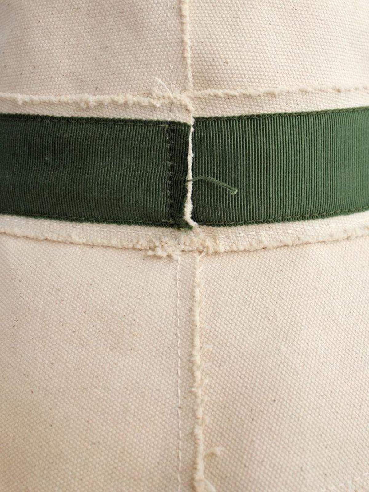 Lola Dia Hat - Canvas/Green Trim | Garmentory