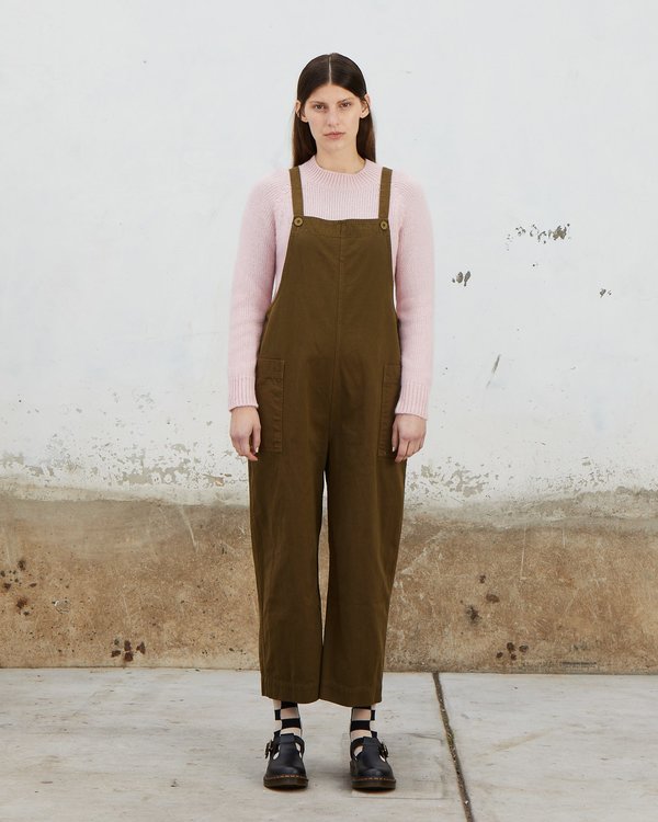 OVERALL JUMPER - OLIVE | Garmentory