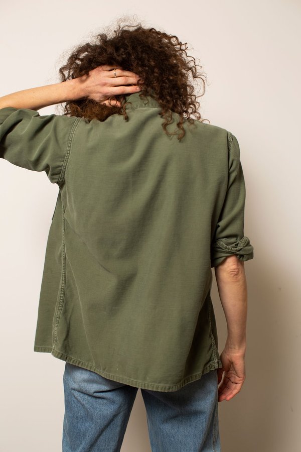 Vintage Military Button Up | Garmentory