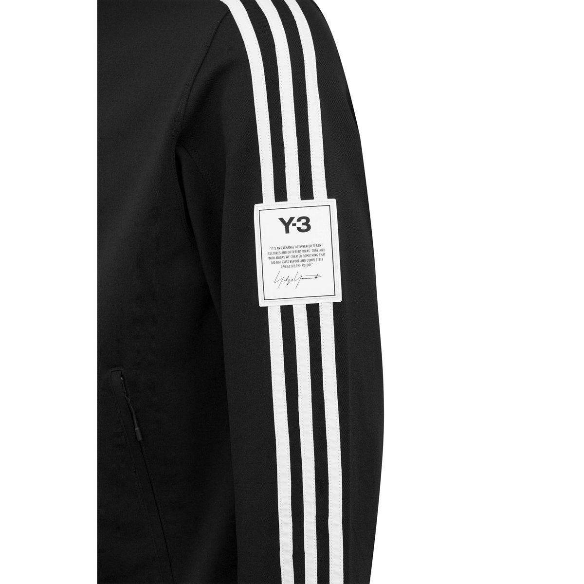 adidas Y-3 3 Stripe Track Jacket - Black | Garmentory