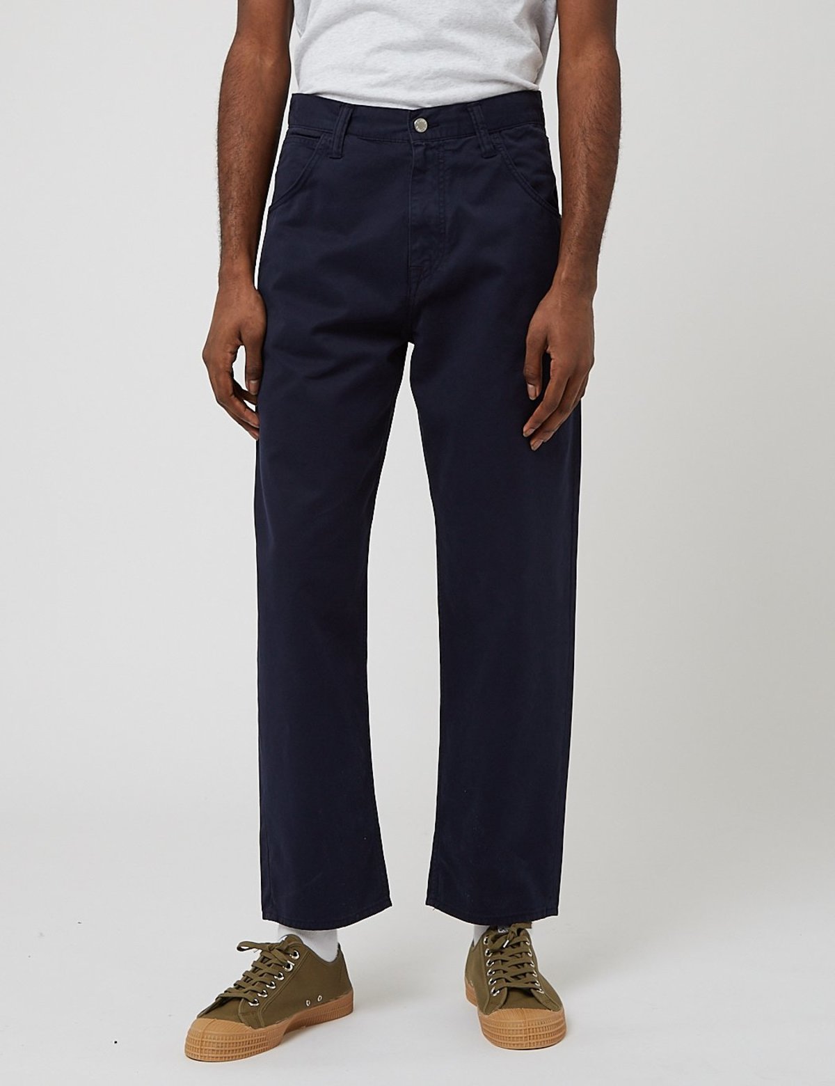 Edwin Tyrell Relaxed Pant - Navy Blue | Garmentory