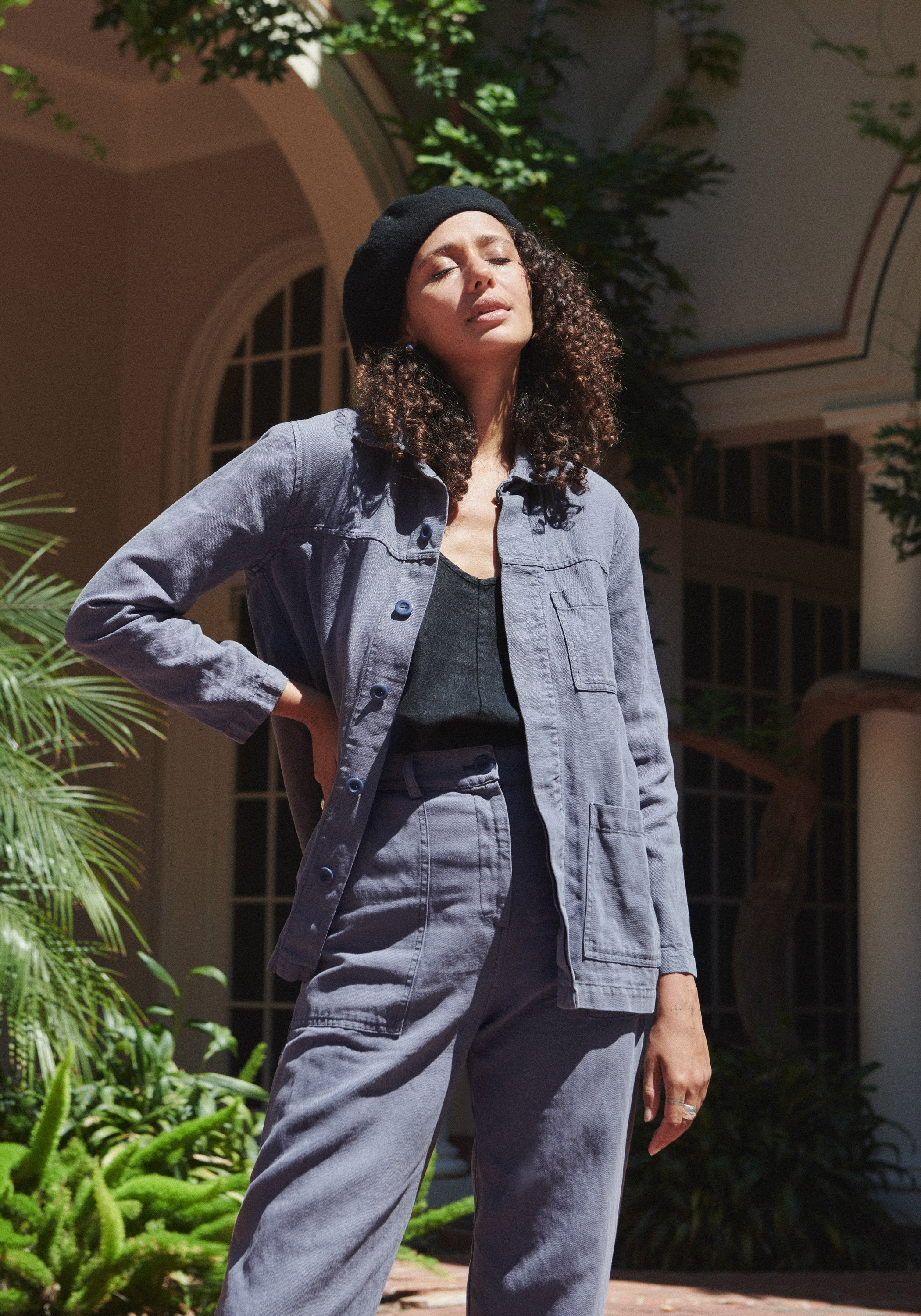 First Rite Linen Canvas Work Jacket | Garmentory