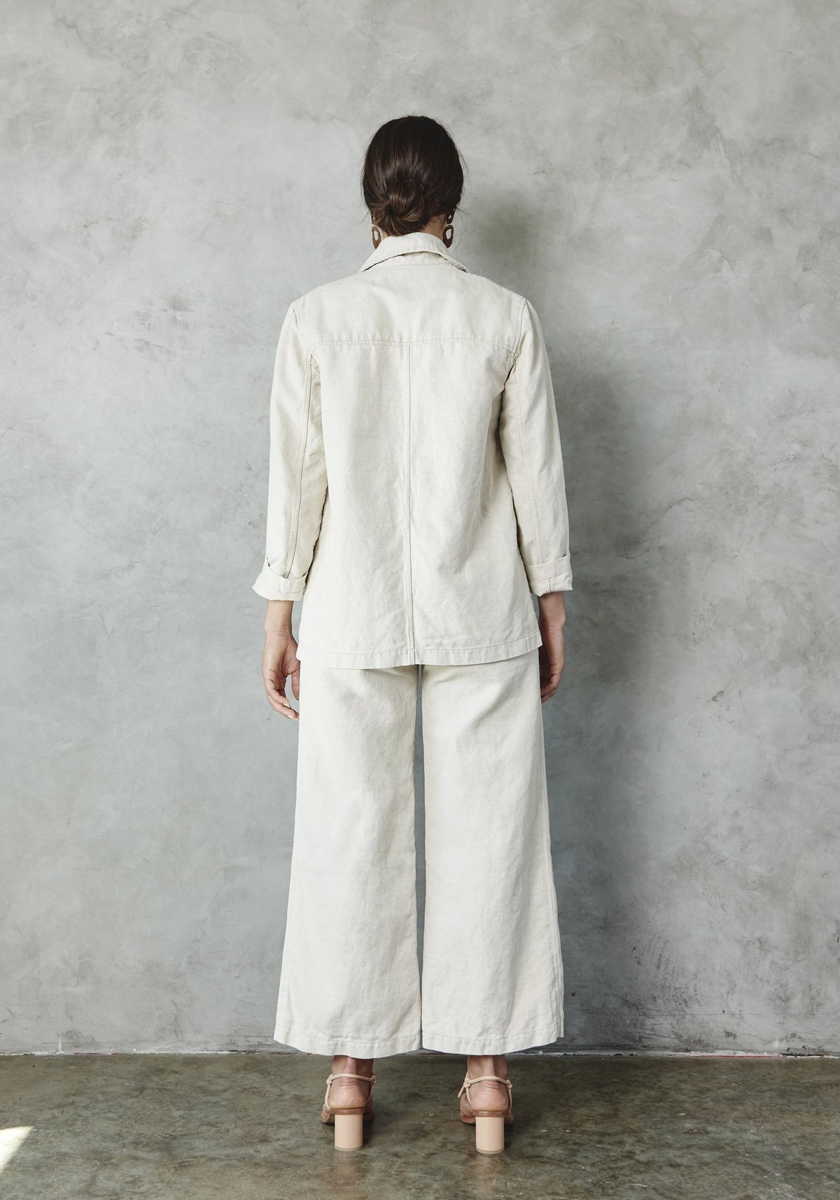 First Rite Linen Canvas Work Jacket | Garmentory