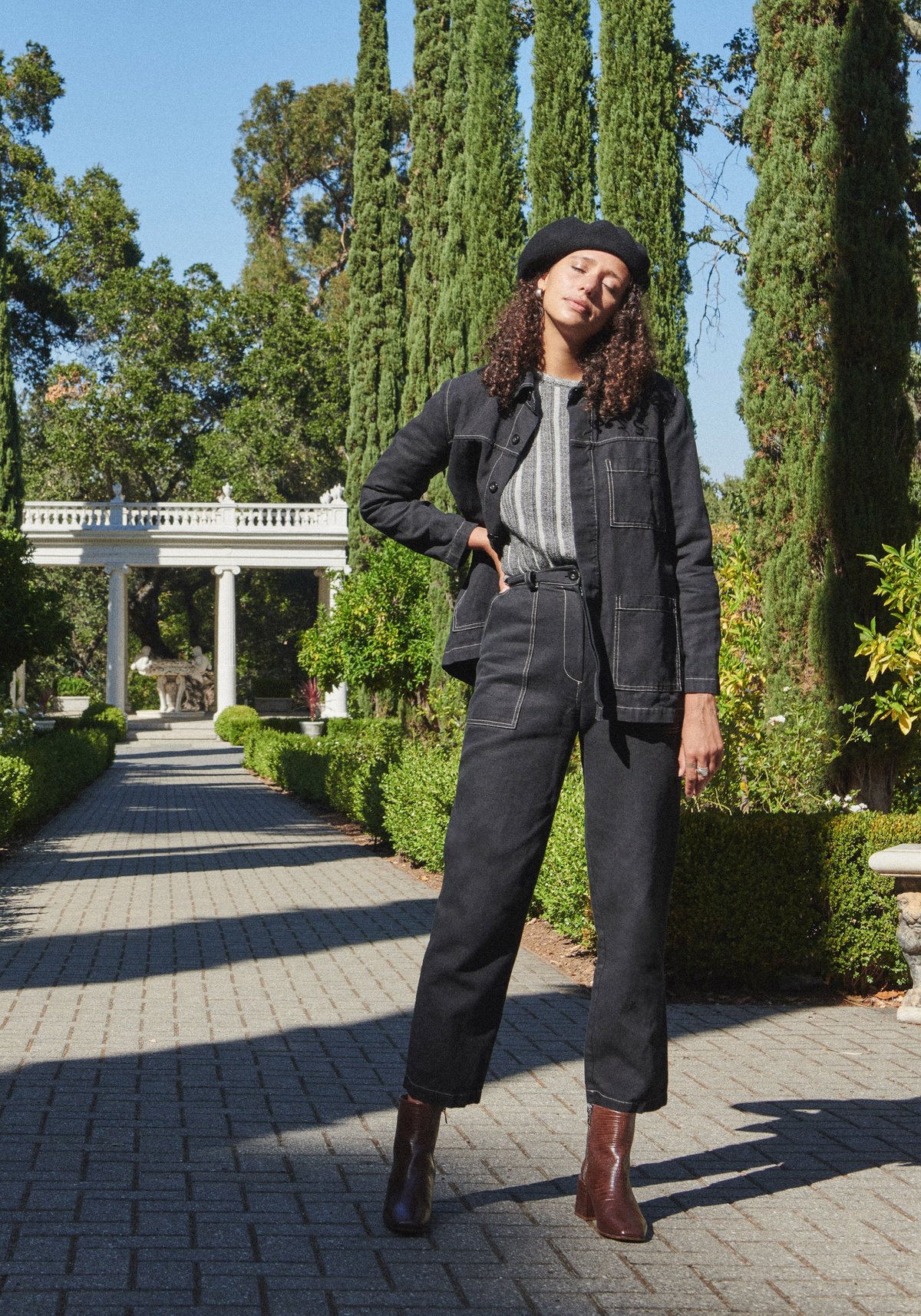 First Rite Linen Canvas Work Jacket | Garmentory