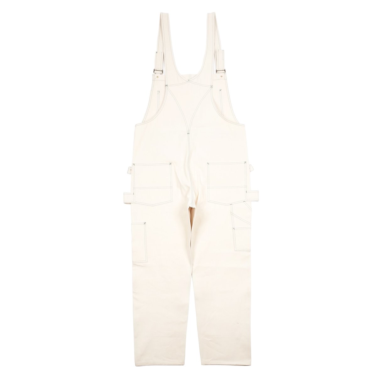 South2 West8 10OZ DENIM OVERALLS - OFF WHITE | Garmentory